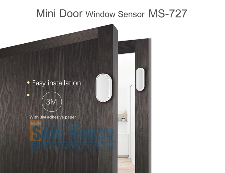 Беспроводной дверной / оконный датчик открытия MS-727