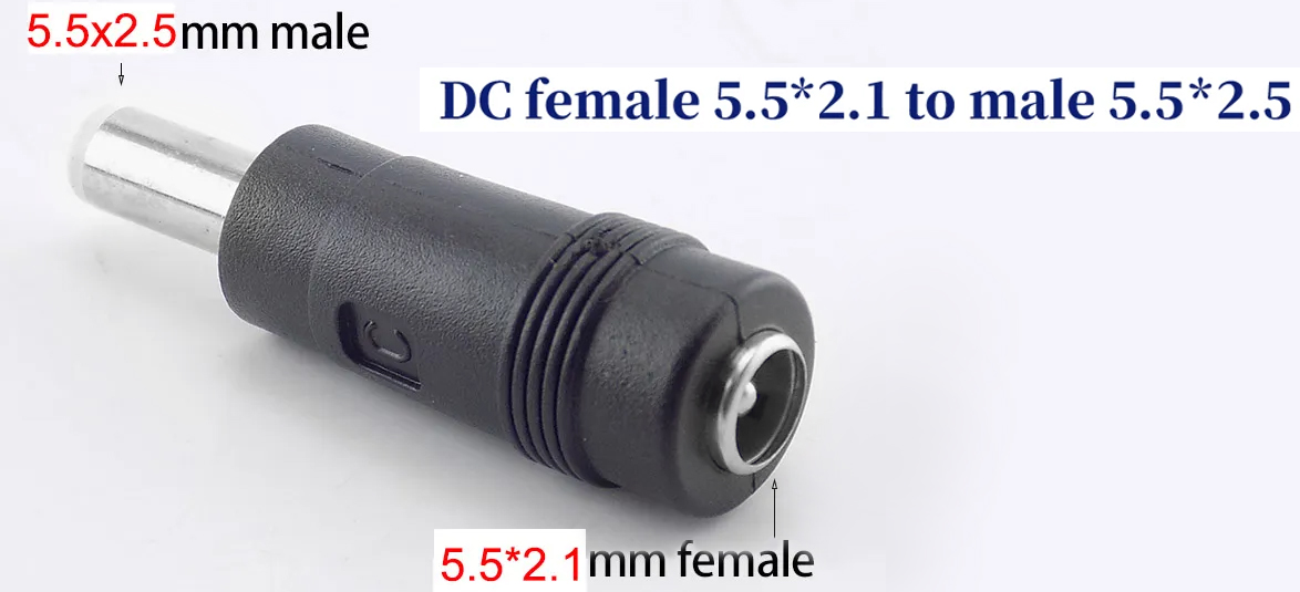 Адаптер переходник с 5.5*2.1 на 5.5*2.5 DC Jack-912V
